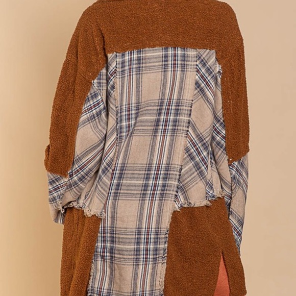 POL | Jackets & Coats | New Pol Mixed Fabric Jacket | Poshmark